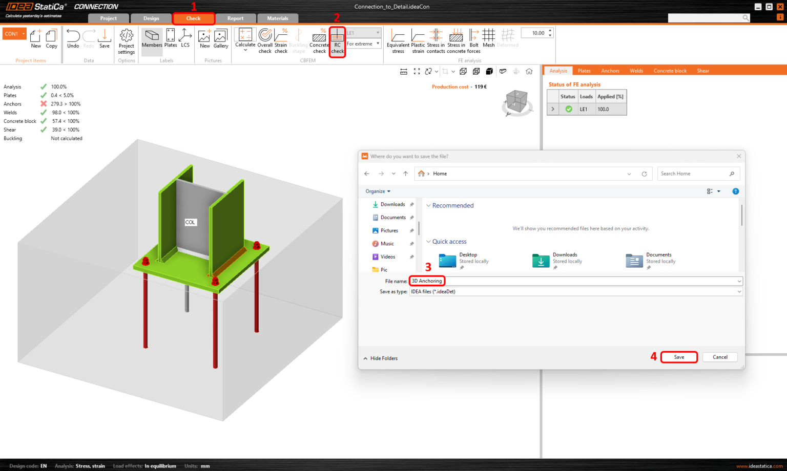 Software IDEA StatiCa Detail | Eiseko